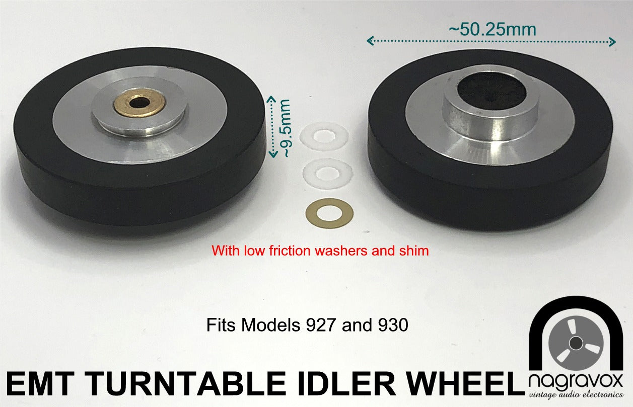 EMT TURNTABLE IDLER WHEEL ROLLER | Nagravox
