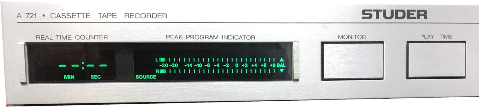 COMPLETE NEW LED illuminated DISPLAY MODULE - all llater Revox Studer ...