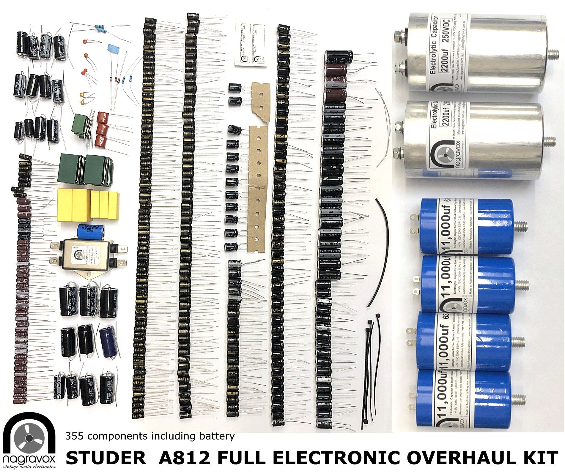 Studer A812 ELECTRONIC ELECTRONIC Control Systems upgrade overhaul kit | Nagravox